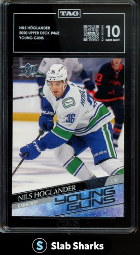 2020 UPPER DECK NILS HOGLANDER YOUNG GUNS ROOKIE #462 TAG 10 | eBay