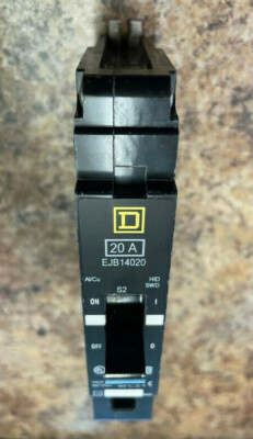 Square D Bolt-in 20 amp Breaker EJB14020 WITHOUT MOUNTING SCREW | eBay