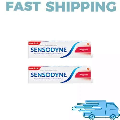 FAST SHIPPING - 2X Sensodyne Original Toothpaste for Sensitive Teeth 75 ...