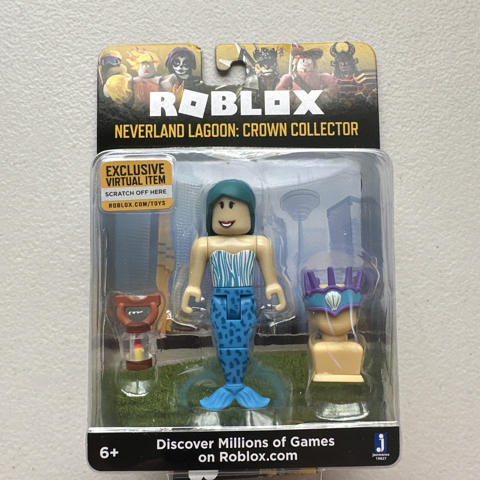 SEALED New ROBLOX Celebrity Action Figures NEVERLAND LAGOON: CROWN ...