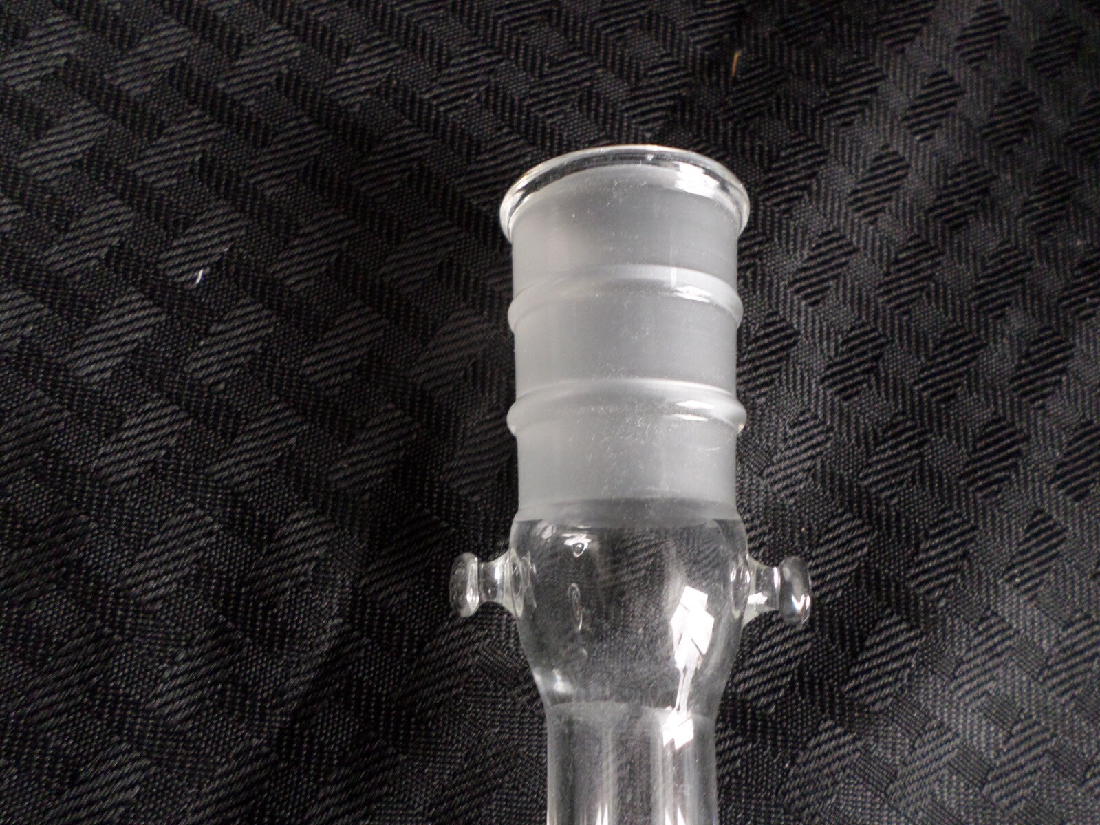 Laboratory Glass Chromatography Column w/ Hook Knobs 2mm Stpck 14” EL x ...