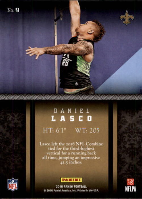 2016 Panini Combine Champions New Orleans Saints Football Card #9 ...