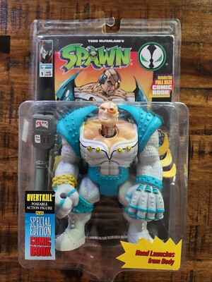 OVERTKILL Action Figure SPAWN 1994 #10106 McFarlane Sealed ON CARD | eBay