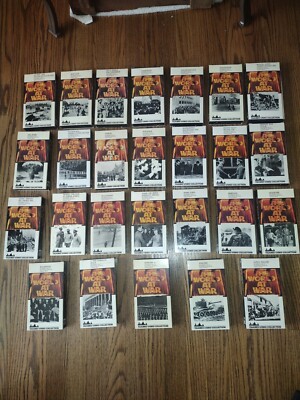 THE WORLD AT WAR VHS DOCUMENTARY HBO THAMES VIDEO COMPLETE COLLECTION ...