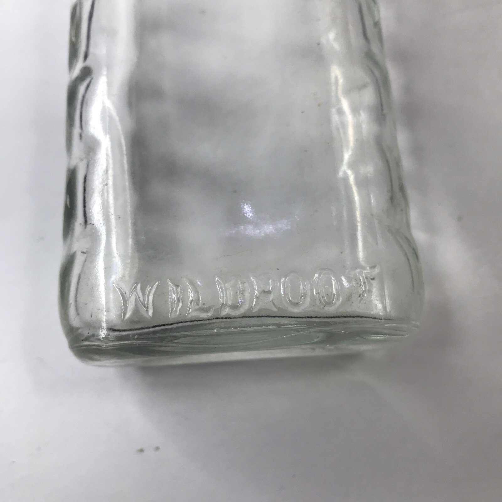 Vintage Barbershop Wildroot Hair Cream Oil Clear Glass Hair Tonic ...