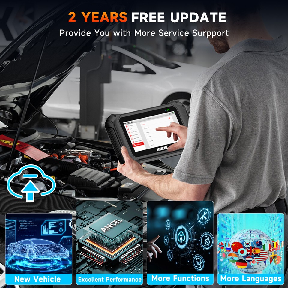 Heavy Duty Truck Scanner OBD2 Diagnostic Tool DPF Regen ECU Coding Full ...