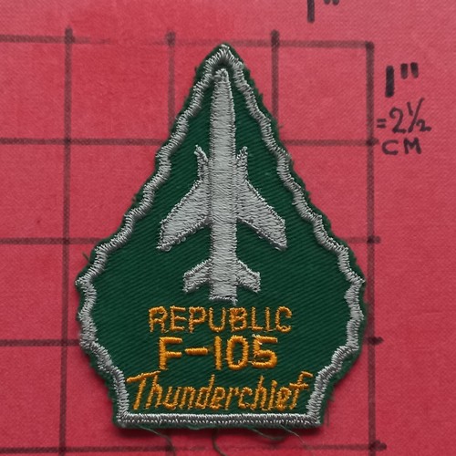 ORIGINAL PATCH USAF US AIR FORCE F-105 THUNDERCHIEF 335 TFS ARROWHEAD ...