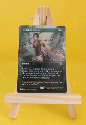MTG Arachnogenesis R0647 Foil Borderless Rare Instant - Commander Set ...