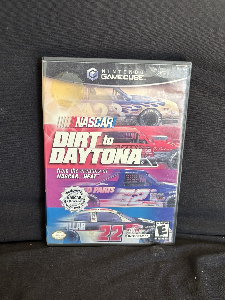 NASCAR Dirt to Daytona Nintendo GameCube Game 2002 Retro Car Racing ...