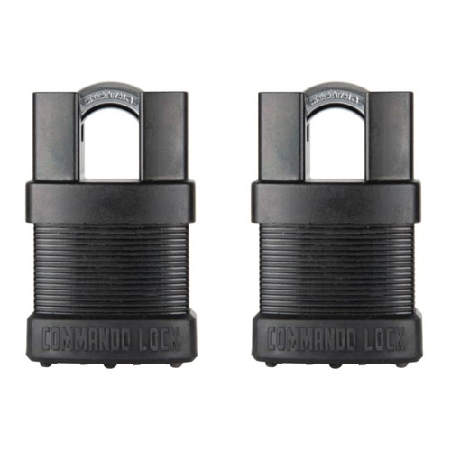 Commando Lock High Security Padlock 2 Pack - Military Grade Ideal for ...