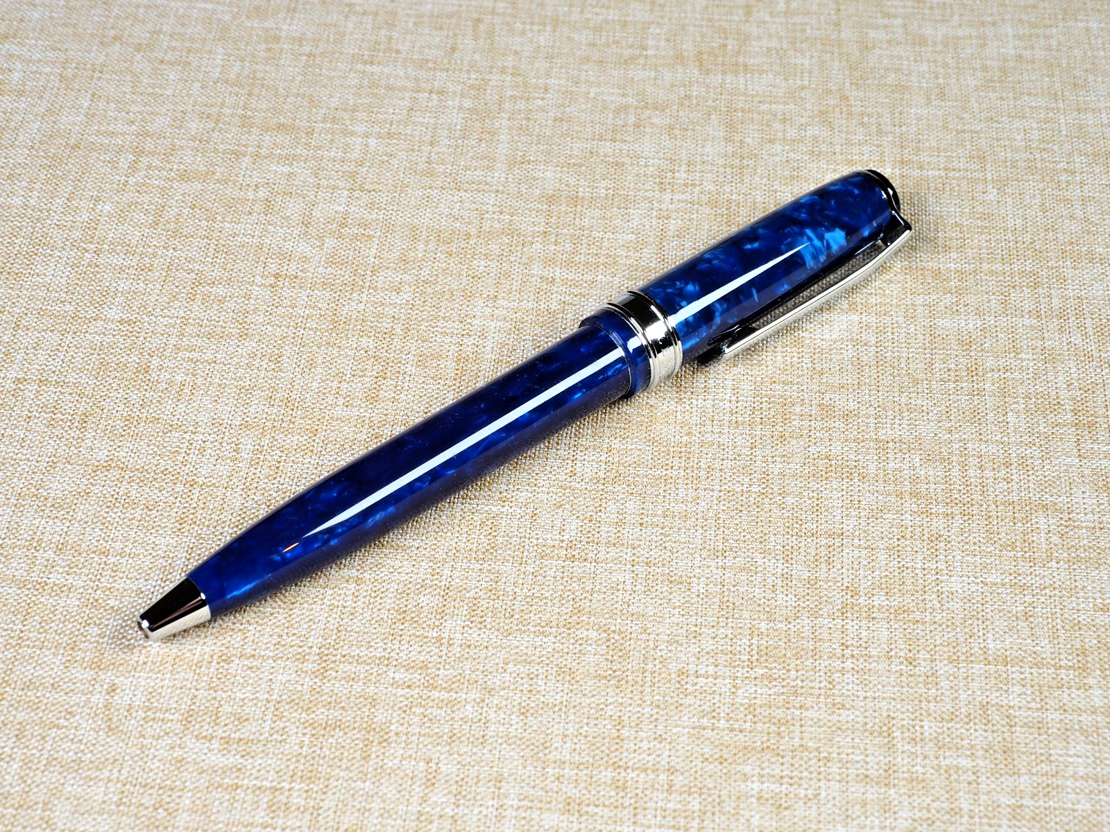 Nice Levenger True Writer Blue Marble Ballpoint Pen, Retired | eBay