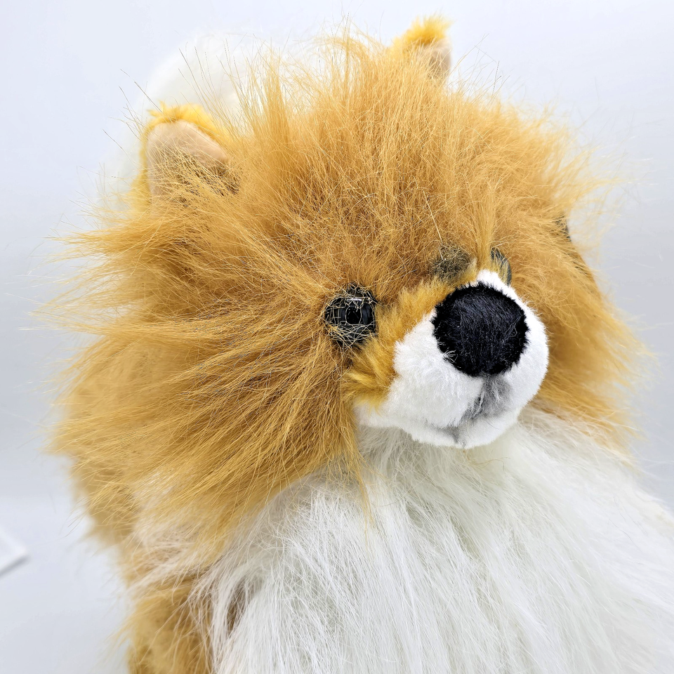 Melissa & Doug POMERANIAN 14" Plush Lovable Life-Like Dog Stuffed Toy ...