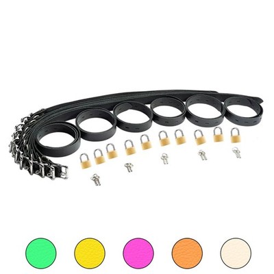 Real Leather Full Body Straps Bondage 10 pcs Belts Slave Restraints ...