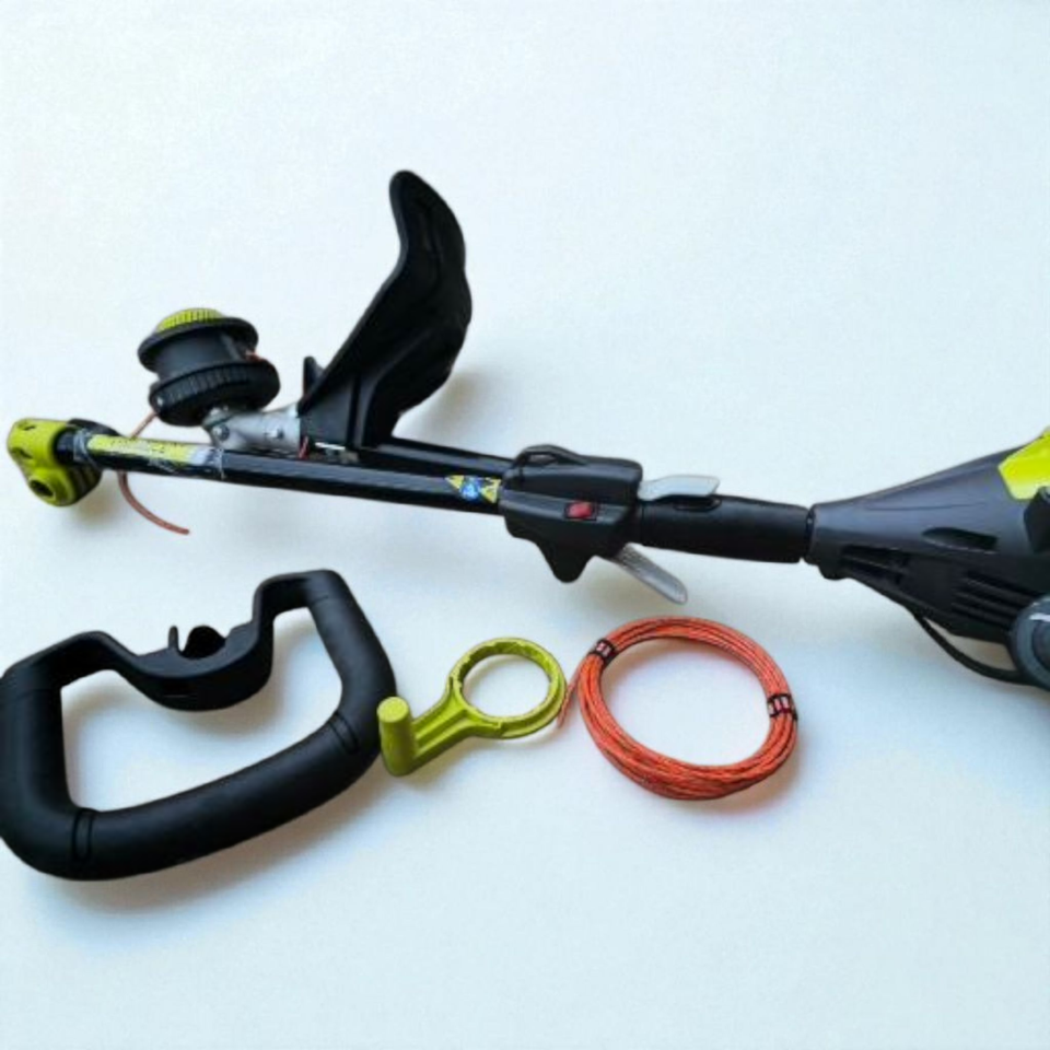 Ryobi RY4CSS 4-Cycle 30cc Attachment Capable Straight Shaft Gas Trimmer ...