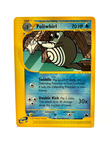 Poliwhirl 88/144 Non-Holo Common Skyridge Set Pokemon TCG Card Near ...