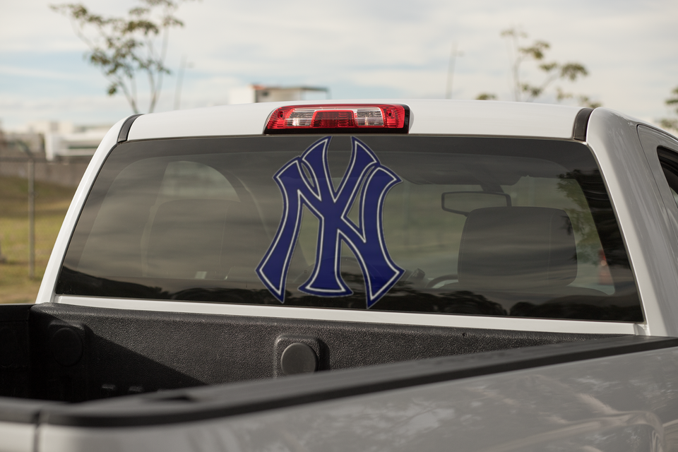 NEW YORK YANKEES Car Window Decal Graphic Laptop SPORTS Sticker | eBay