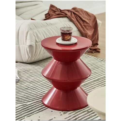 Funky Sofa Side Table, Vintage End Table Cute Sofa Stool Small 3 Layers ...