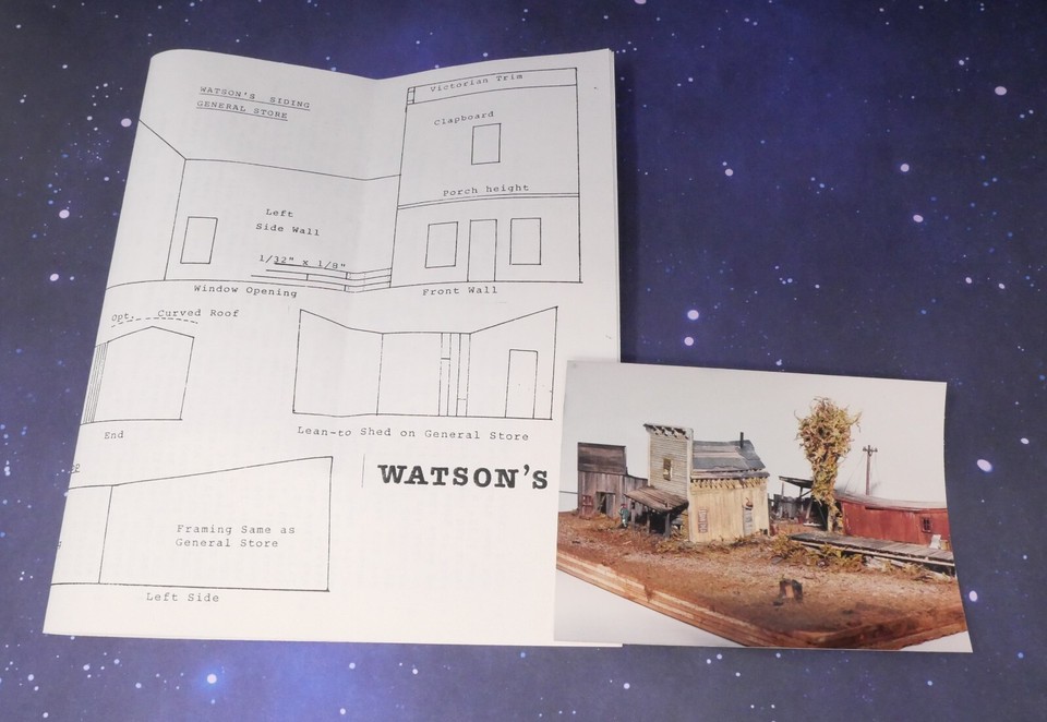 JV Models John Rendall Scale Models, Backwoods Ghost - Watson's Siding ...