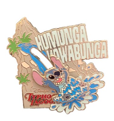 Disney's Typoon Lagoon "Humunga Kowabunga" Stitch Splash Moving 3D Pin ...
