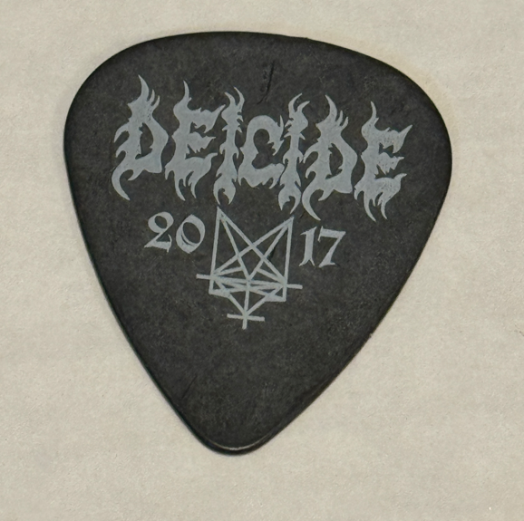 Deicide Glen Benton Guitar Pick 2017 Tour Stage Concert Artist Band Plectrum | eBay
