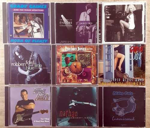 Blues CD Lot of 9 Robben Ford Grady Gaines Janice Ian Freddy Jones ...