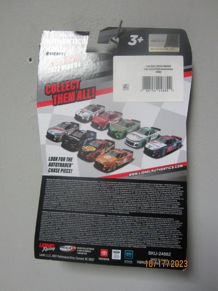 Nascar Authentics Next Gen 1:64 Scale #41 Cole Custer 2022 #04 | eBay