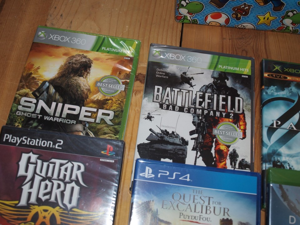 Lot of 12 Sealed Video Games - Switch Zelda 3DS PS2 PS4 XBOX ONE 360 ...