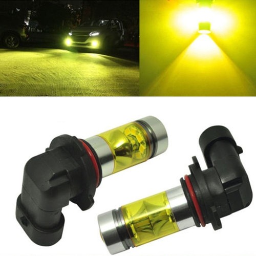 Useful LED Headlight Yellow 100W 1800LM 9005 9145 Bulb Daytime running ...