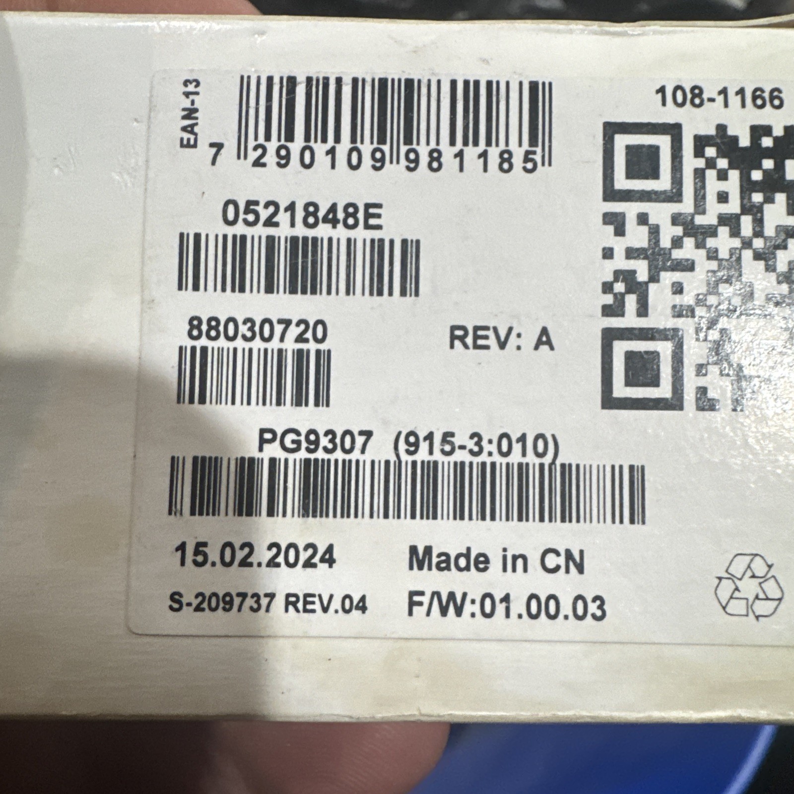 DSC PG9307 Wireless Recessed Contact | eBay