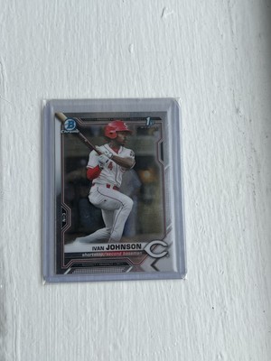 Ivan Johnson 1st Bowman #BCP-149 2021 Bowman Chrome Cincinnati Reds ...