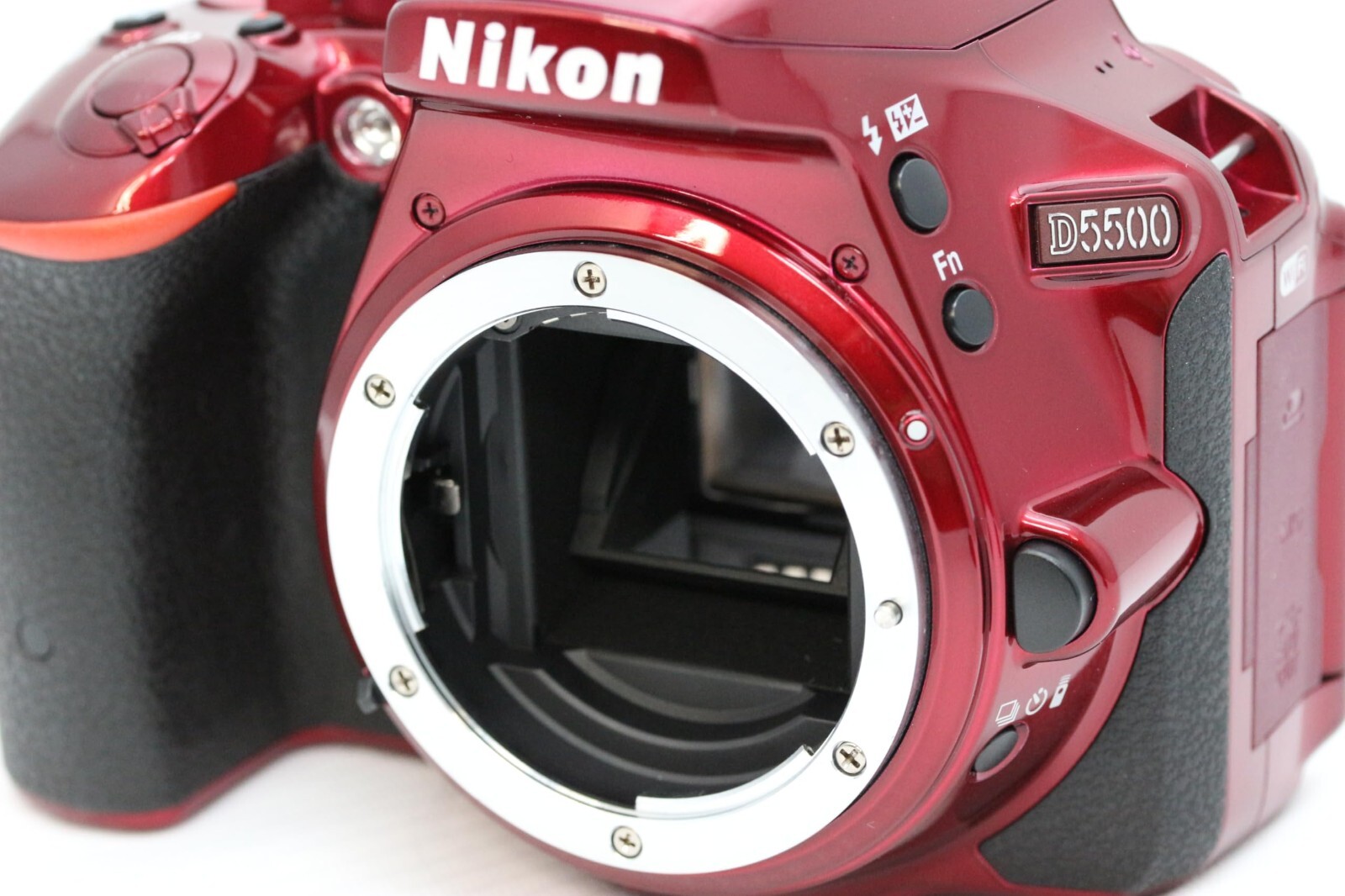 Nikon D D5500 24.2MP Digital SLR Camera - Red (Body Only) for sale ...