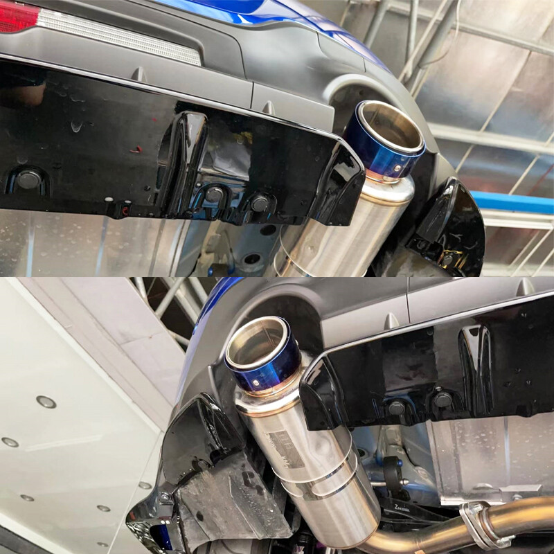 Fit 2022-2023 Subaru BRZ Toyota GR86 Glossy Black Rear Diffuser Bumper ...