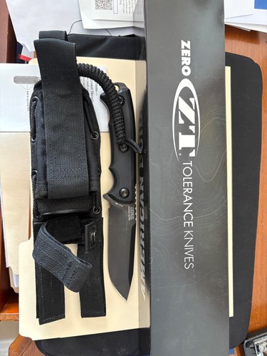 Zero Tolerance ZT 0180 Rick Hinderer Fixed Blade Knife (Vanadis 4 Extra ...