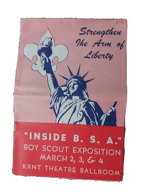 Vintage Mcm 1950s Inside B.S.A. Boy Scout Exposition KRNT Ballroom ...
