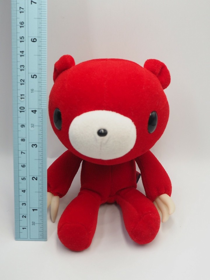Gloomy Bear B1201 RED Cube Mori Chack CHAX Taito 6" Plush Toy Doll ...