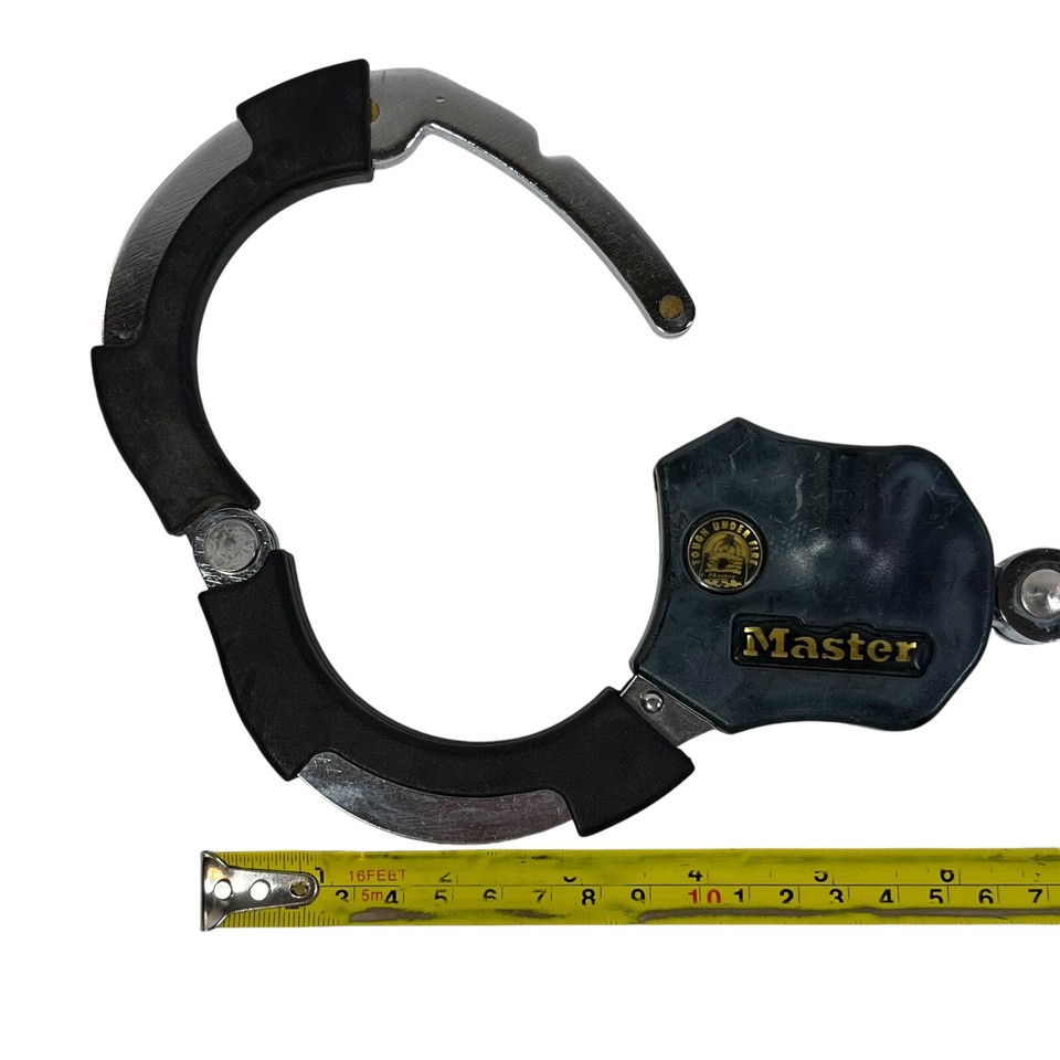 Master Lock STREET CUFF Lock Hardened 21.5" NO KEY Bicycle Scooter ...