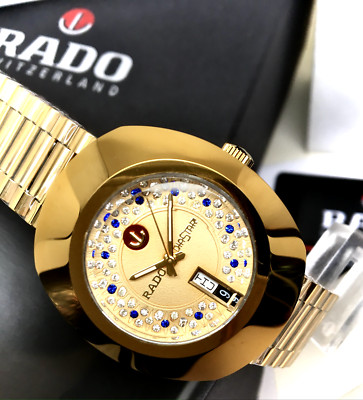 Rado Diastar R12413493 Vintage Automatic Gold Tone Swiss Men's Watch ...