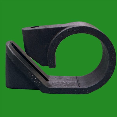 2x Black Heavy Duty Telcleat Adjustable Cable Cleat Clips No. 8, 39mm ...