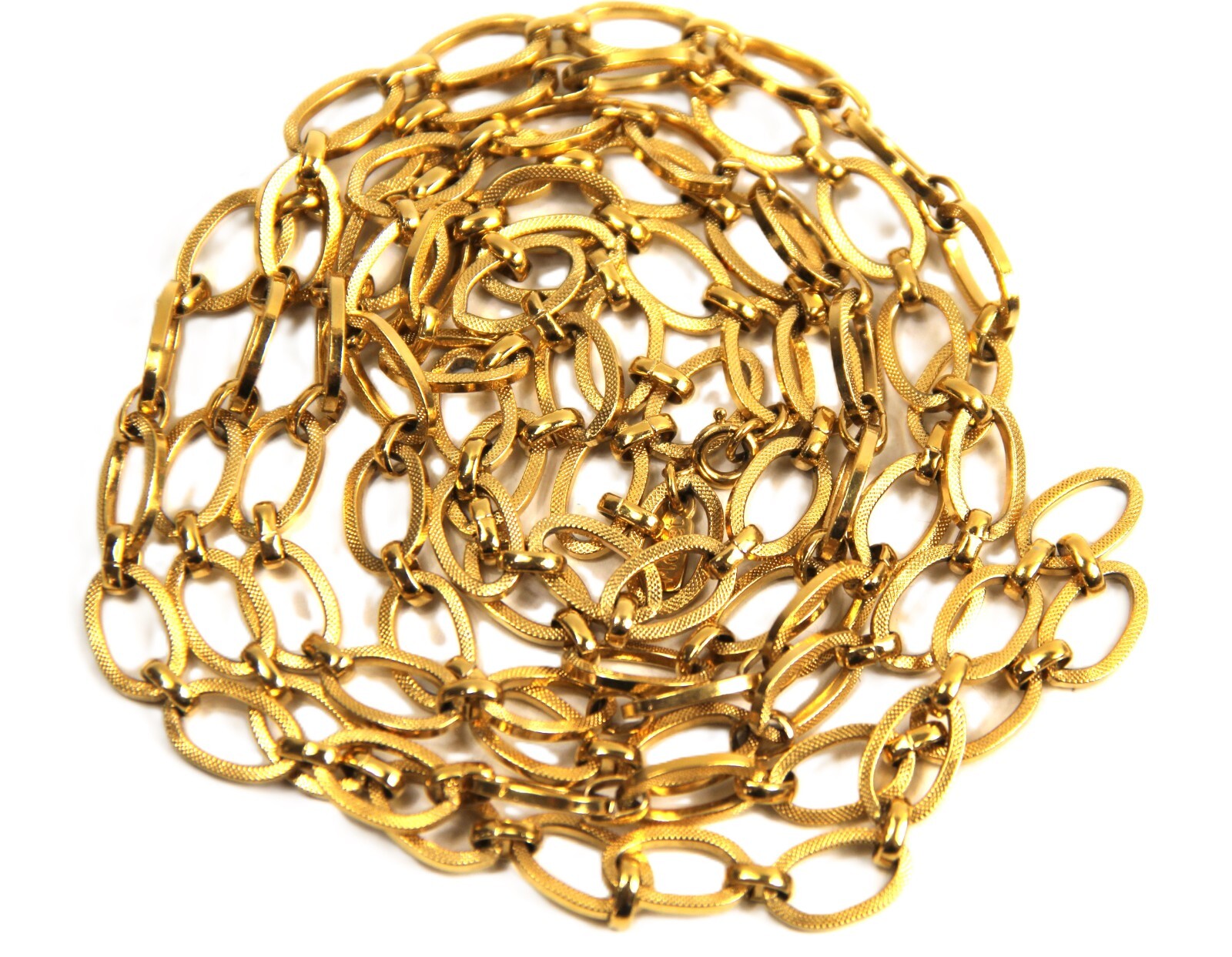 54" ICONIC VINTAGE MONET LAYERING CHAIN NECKLACE - Gem