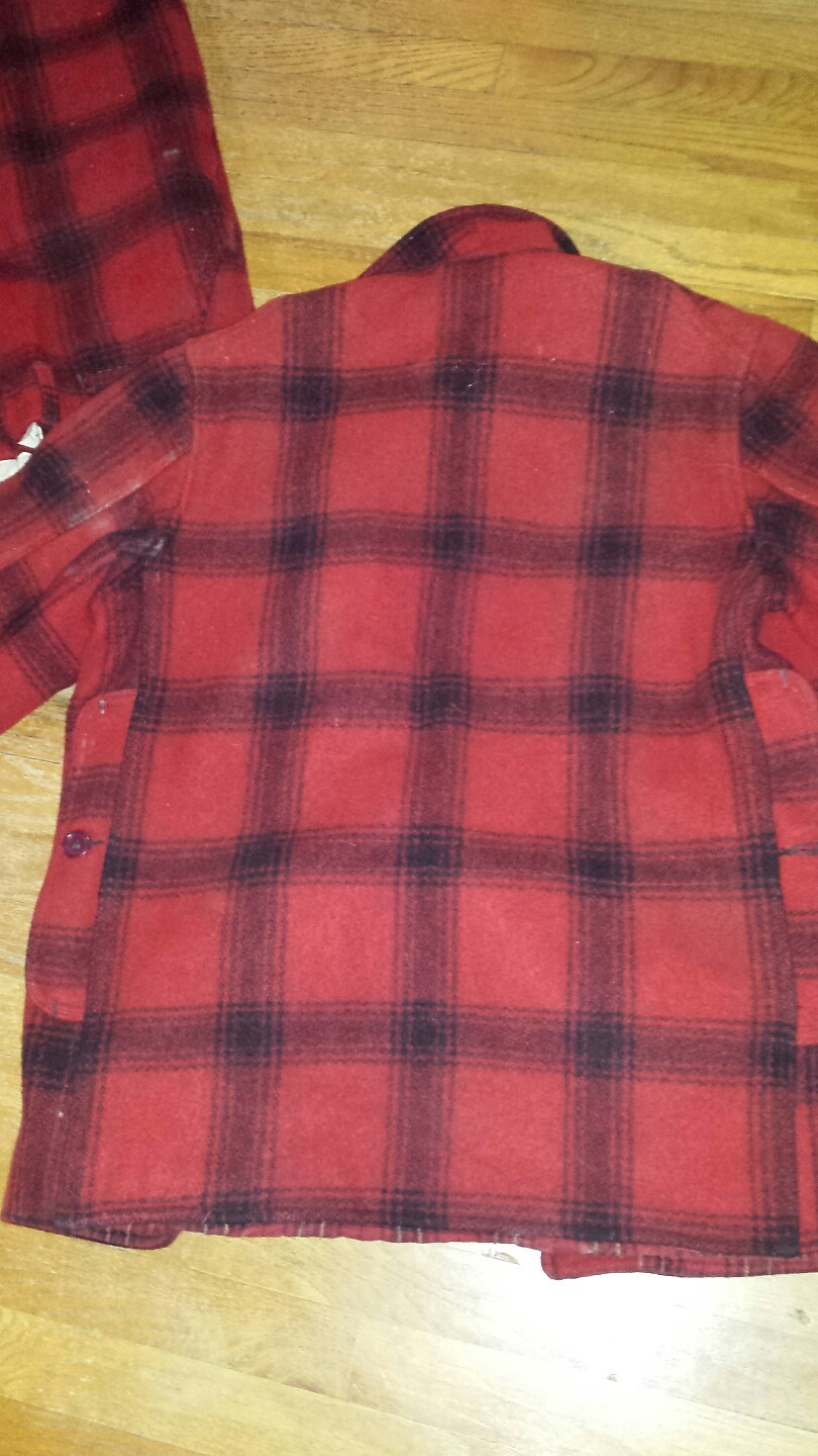 Vintage JC HIGGINS BUFFALO PLAID WOOL HUNTING JACKET AND PANTS 1950 | eBay