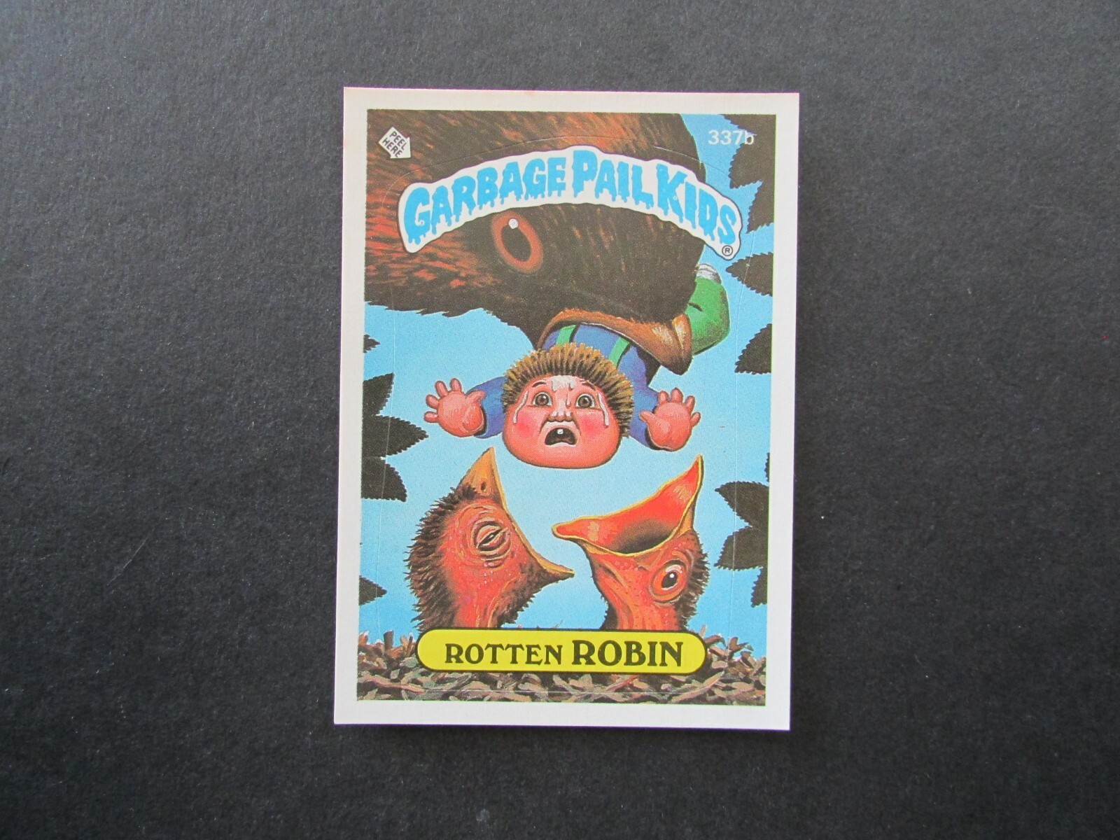 1987 Topps Garbage Pail Kids 9th Series 9 Card 337b Rotten Robin | eBay