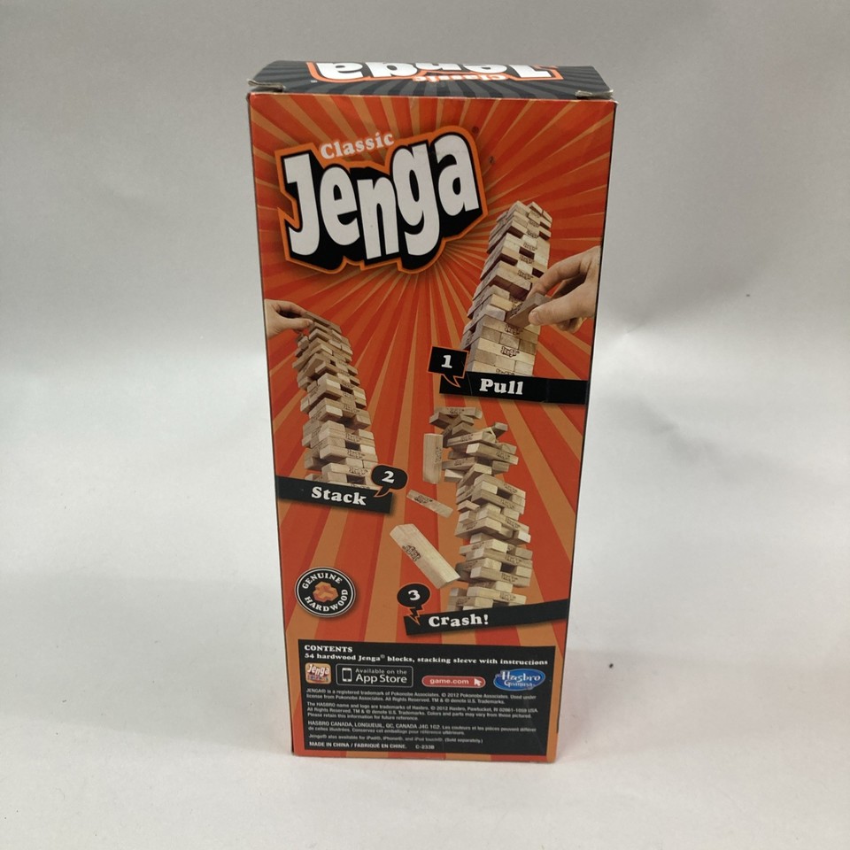 Hasbro Classic Jenga Game - A2120 Open Box 885933460875| eBay