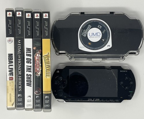 Sony PSP-1001 Console - *Untested* + Empty Game Cases + 1 Game ...