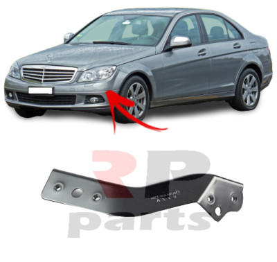 FOR MERCEDES BENZ C W204 2007-2011 FRONT BUMPER SUPPORT STRUT BRACKET ...