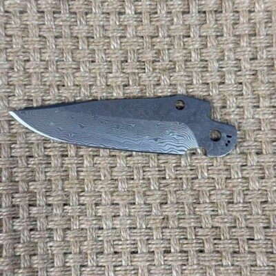 1PC. Replacement Damascus Steel 58HRC Stonewashed Blade for Benchmade ...