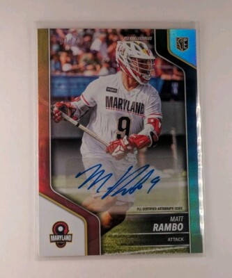 Matt Rambo 2024 Premier Lacrosse League PLL #141 Yellow AUTO #01 /49 | eBay