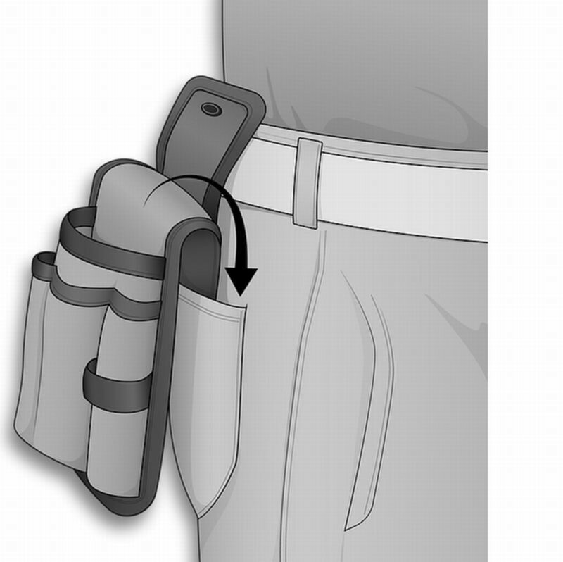 Bucket Boss Flap Fit Parachute Fastener and Parts Bag with Speed Square ...