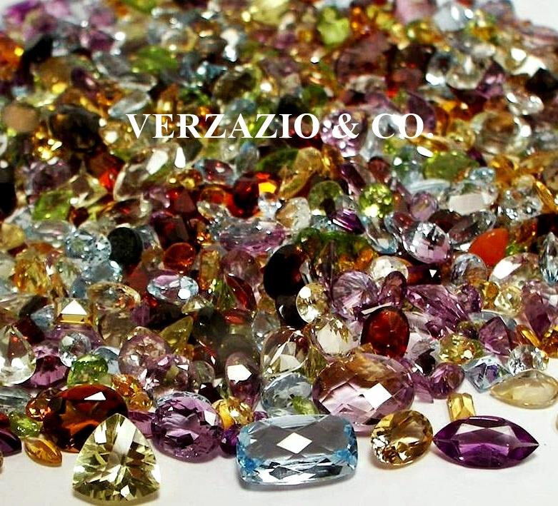 100+ CT MIX LOT LOOSE FACETED NATURAL GEMSTONES MIXED GEMS WHOLESALE ...
