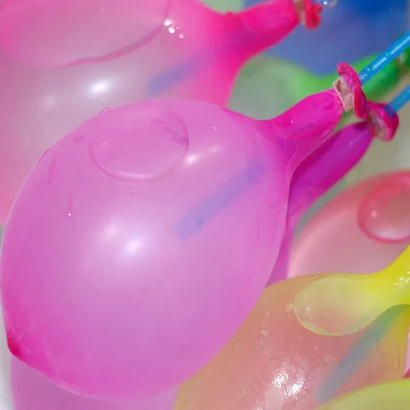 Water Balloon Bombs – 6 Bunches (222 Pcs) Quick Fill, Self-Sealing Pool ...
