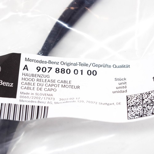 MERCEDES-BENZ SPRINTER 907 ENGINE HOOD RELEASE CABLE A9078800100 ...